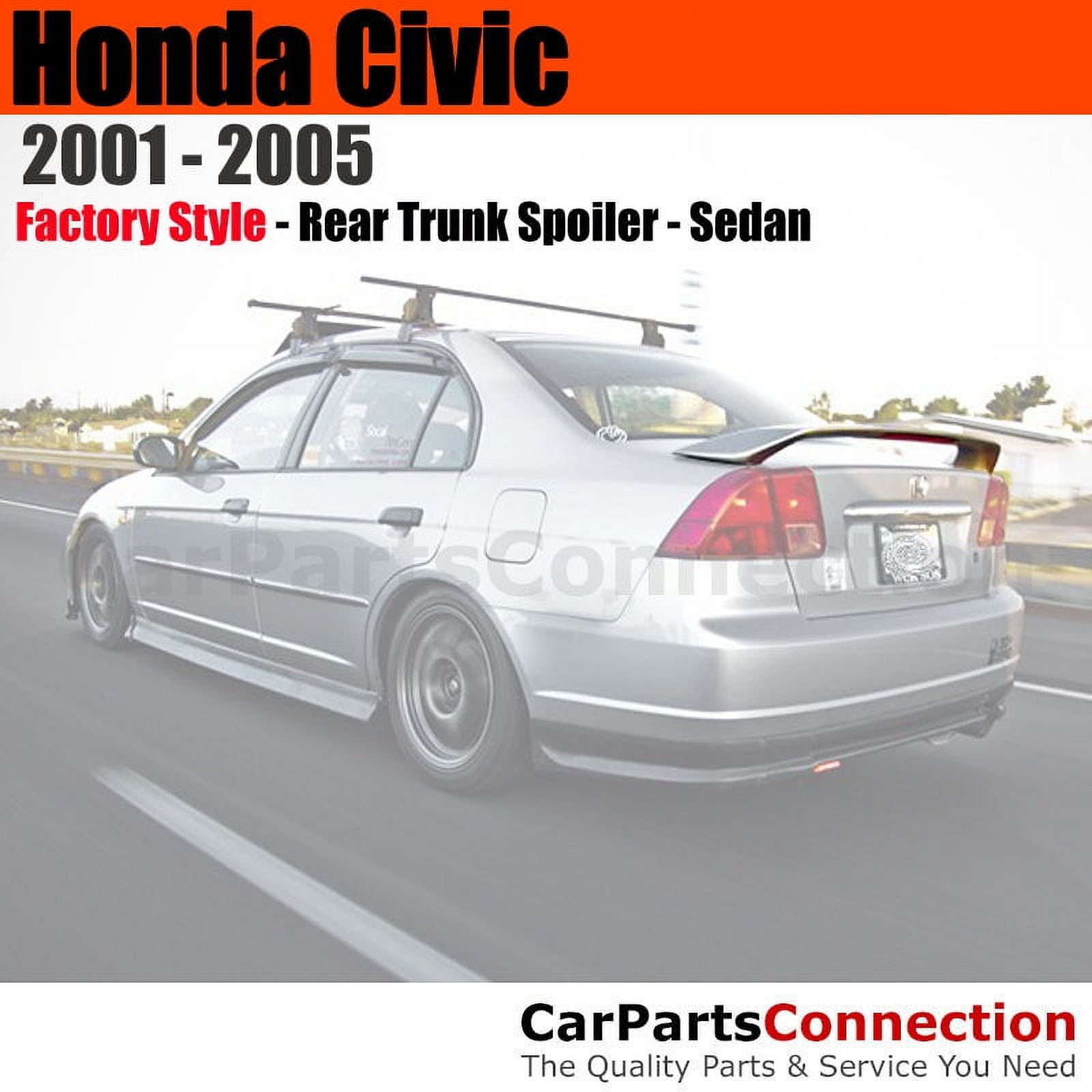 Trunk Spoiler Compatible With 2001 2002 2003 2004 2005 Honda Civic ...