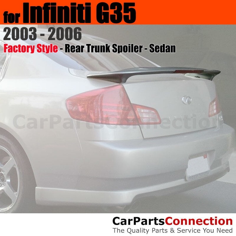 Trunk Spoiler Compatible With 2003 2004 2005 2006 Infiniti G35 Sedan ...