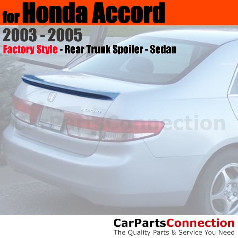 Trunk Spoiler Compatible With 2003 2004 2005 Honda Accord Sedan Factory ...