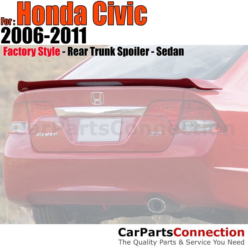 Trunk Spoiler Compatible With 2006 2007 2008 2009 2010 2011 Honda Civic ...