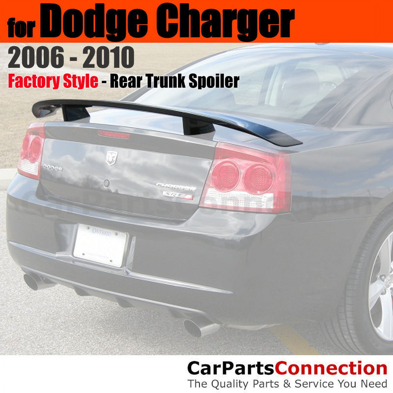 Trunk Spoiler Compatible With 2006 2007 2008 2009 2010 Dodge Charger ...