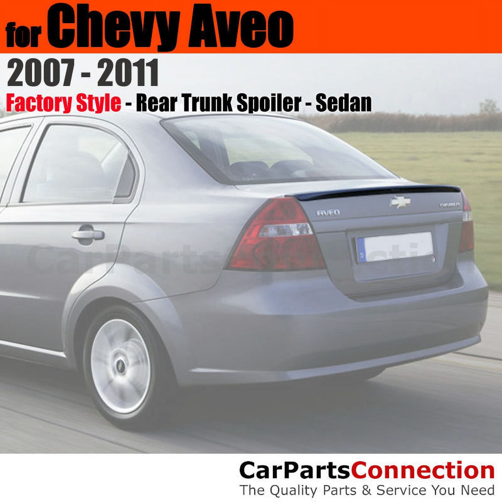 Trunk Spoiler Compatible With 2007 2008 2009 2010 2011 Chevrolet Aveo ...