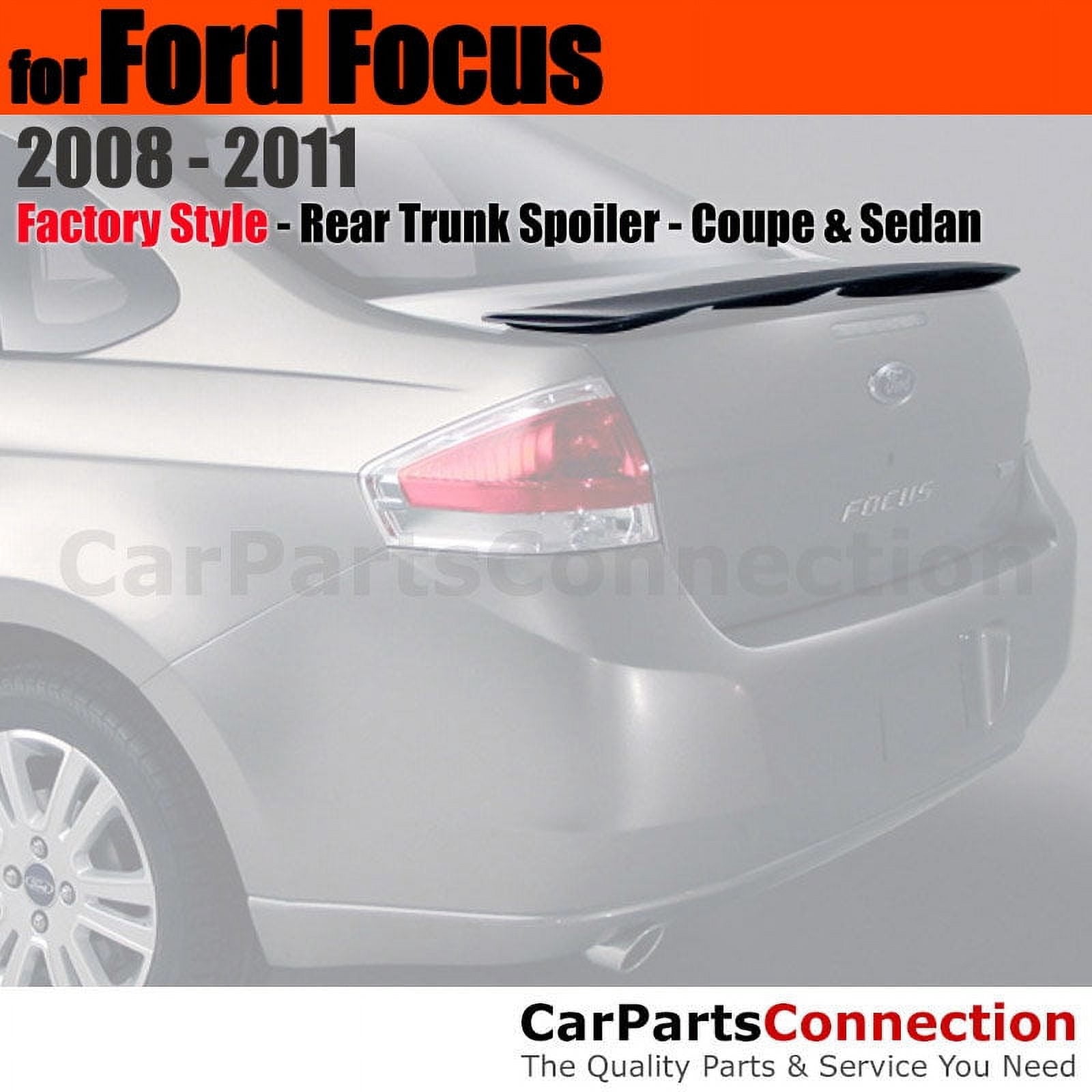 Trunk Spoiler Compatible With 2008 2009 2010 2011 Ford Focus Sedan ...