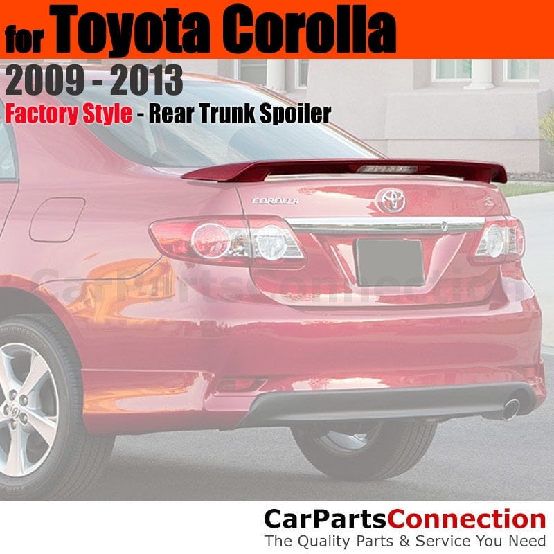 Trunk Spoiler Compatible With 2009 2010 2011 2012 2013 Toyota Corolla ...