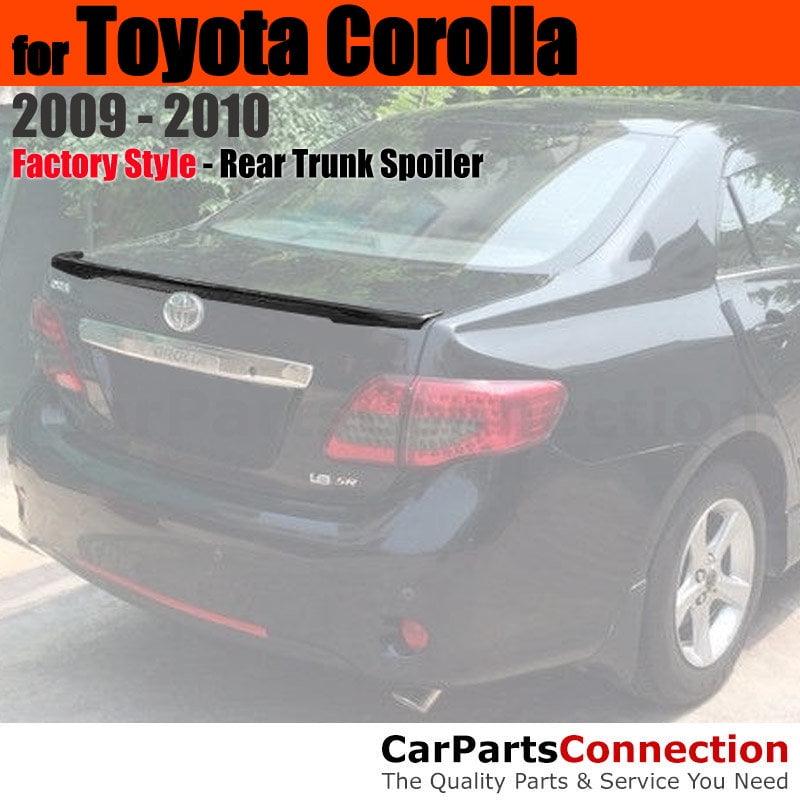 Trunk Spoiler Compatible With 2009-2010 Toyota Corolla All Factory ...