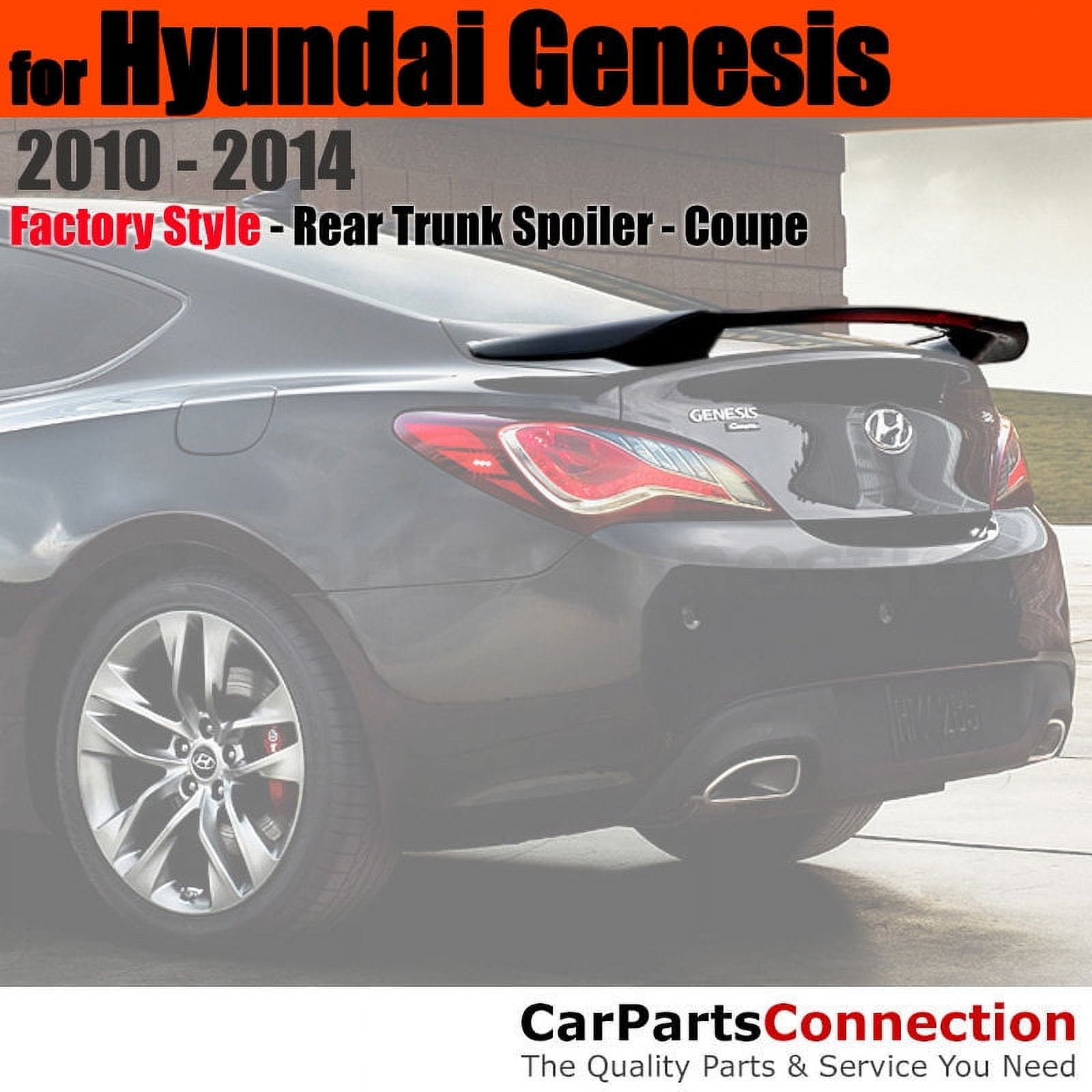 Trunk Spoiler Compatible With 2010 2011 2012 2013 2014 2015 2016 ...
