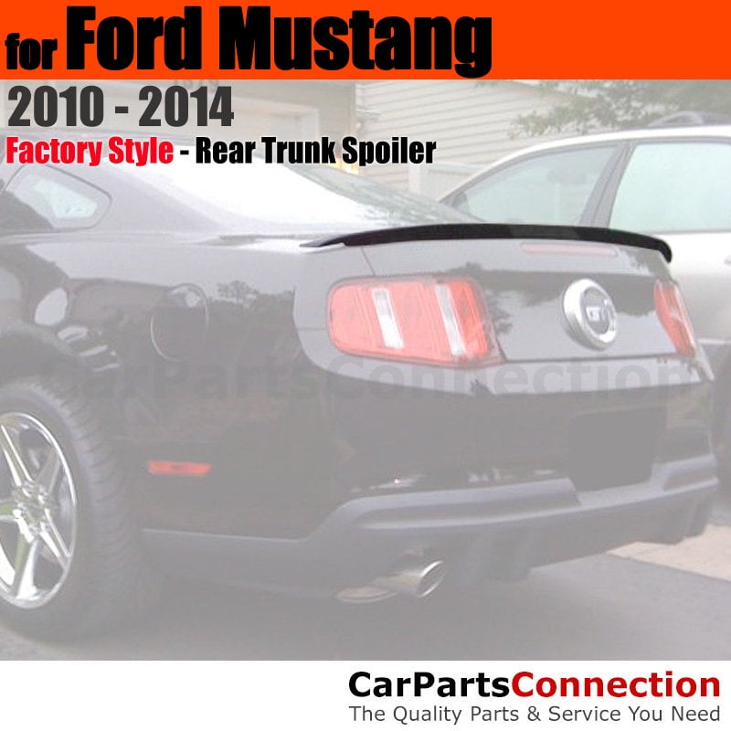 Trunk Spoiler Compatible With 2010 2011 2012 2013 2014 Ford Mustang GT ...