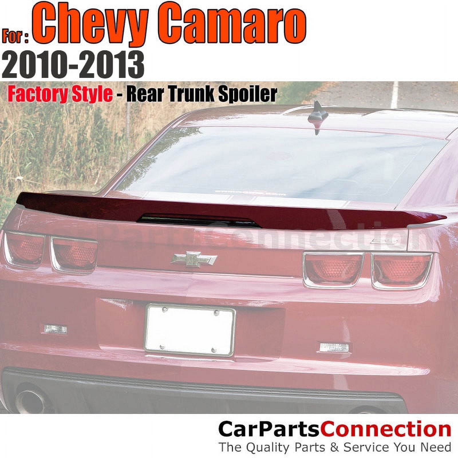 Trunk Spoiler Compatible With 2010 2011 2012 2013 Chevrolet Camaro ZL1 ...