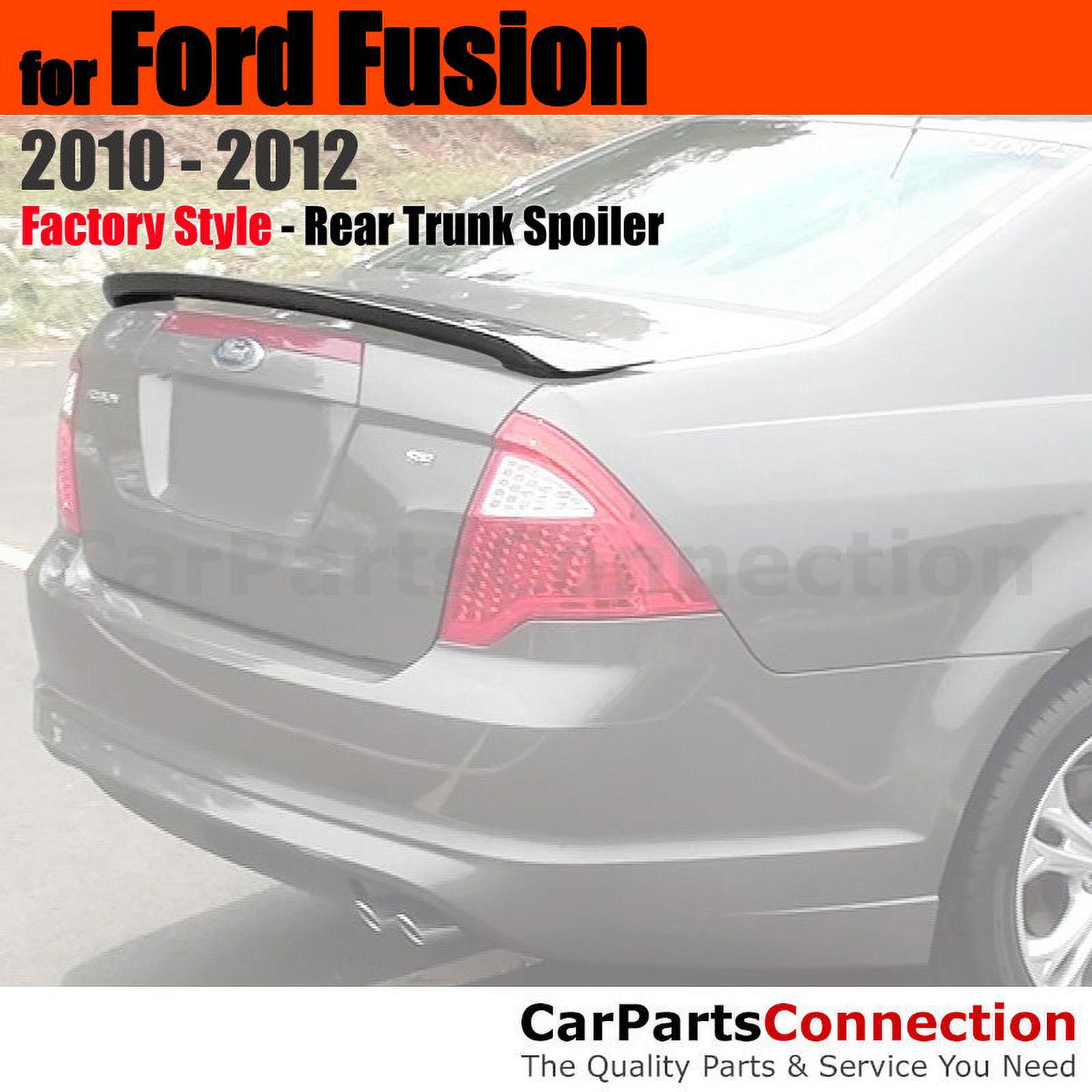 Trunk Spoiler Compatible With 2010 2011 2012 Ford Fusion Sedan Factory ...