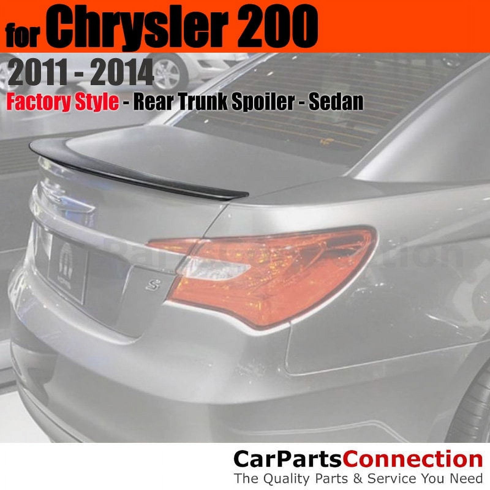 Trunk Spoiler Compatible With 2011 2012 2013 2014 Chrysler 200 Sedan ...