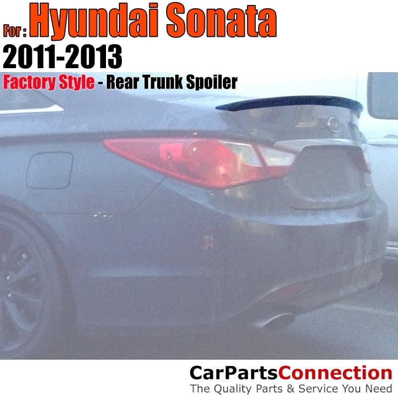 Trunk Spoiler Compatible With 2011 2012 2013 2014 Hyundai Sonata All ...