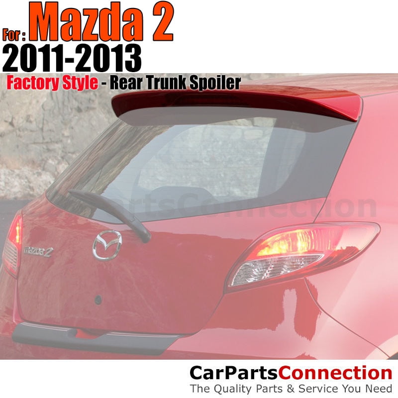 Trunk Spoiler Compatible With 2011 2012 2013 2014 Mazda Mazda 2 All ...
