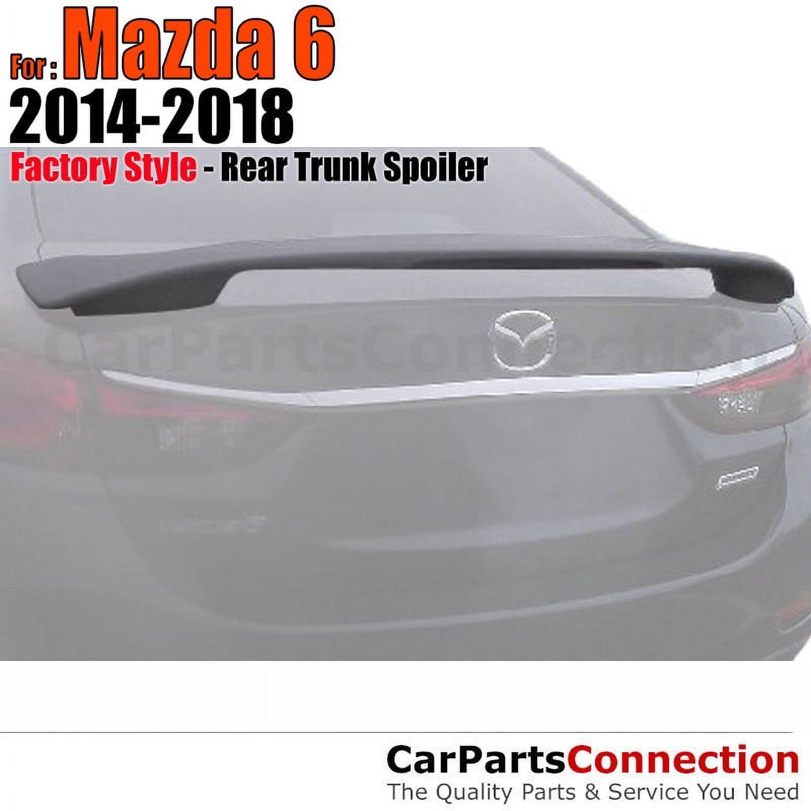 Trunk Spoiler Compatible With 2014 2015 2016 2017 Mazda Mazda 6 Sedan ...