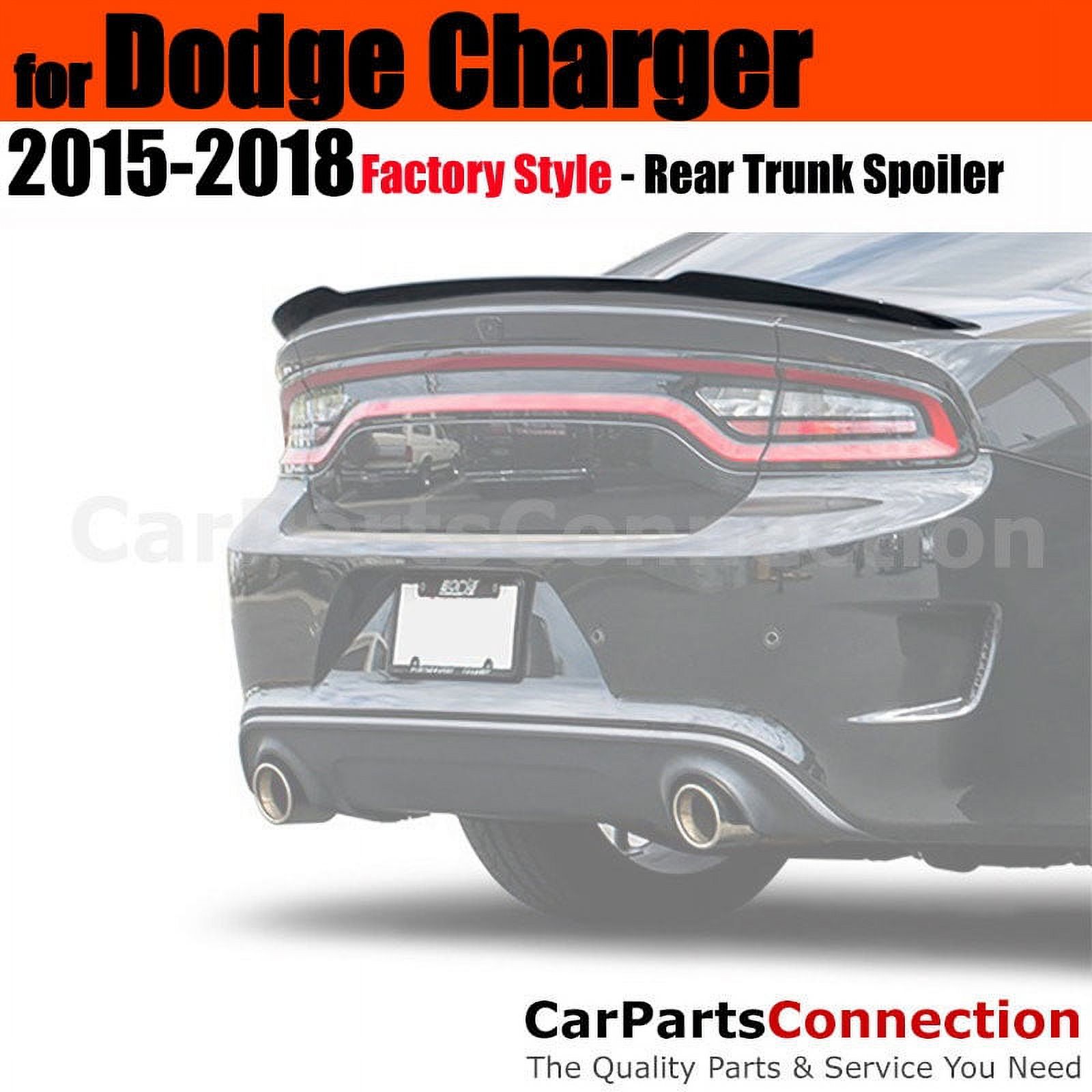 Trunk Spoiler Compatible With 2015 2016 2017 2018 2019 Dodge Charger ...