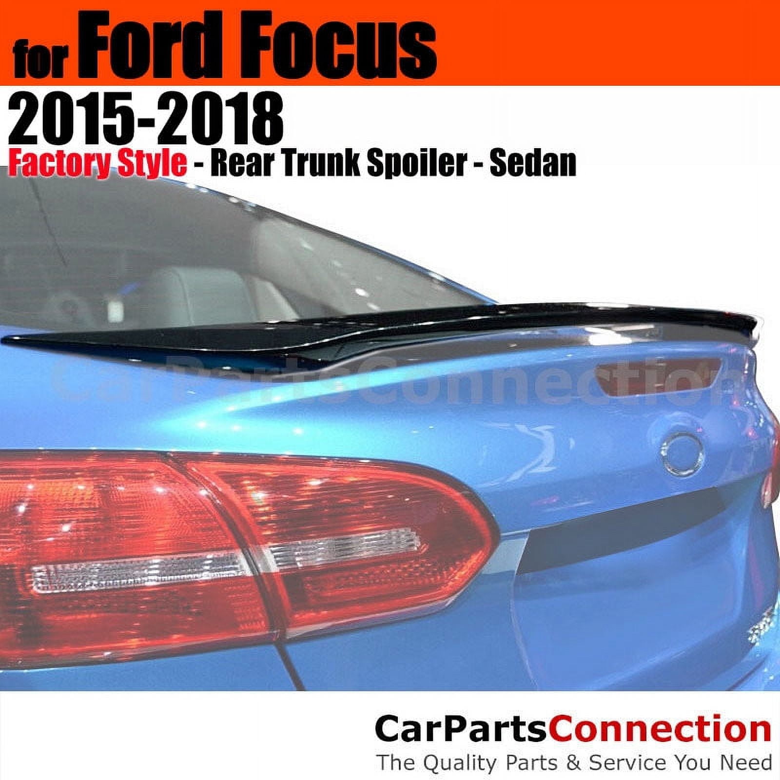 Trunk Spoiler Compatible With 2015 2016 2017 2018 Ford Focus Sedan ...