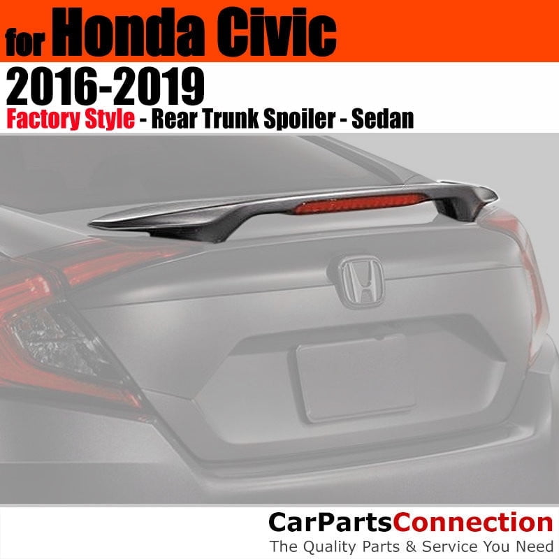 Trunk Spoiler Compatible With 2016 2017 2018 2019 2020 2021 Honda Civic ...
