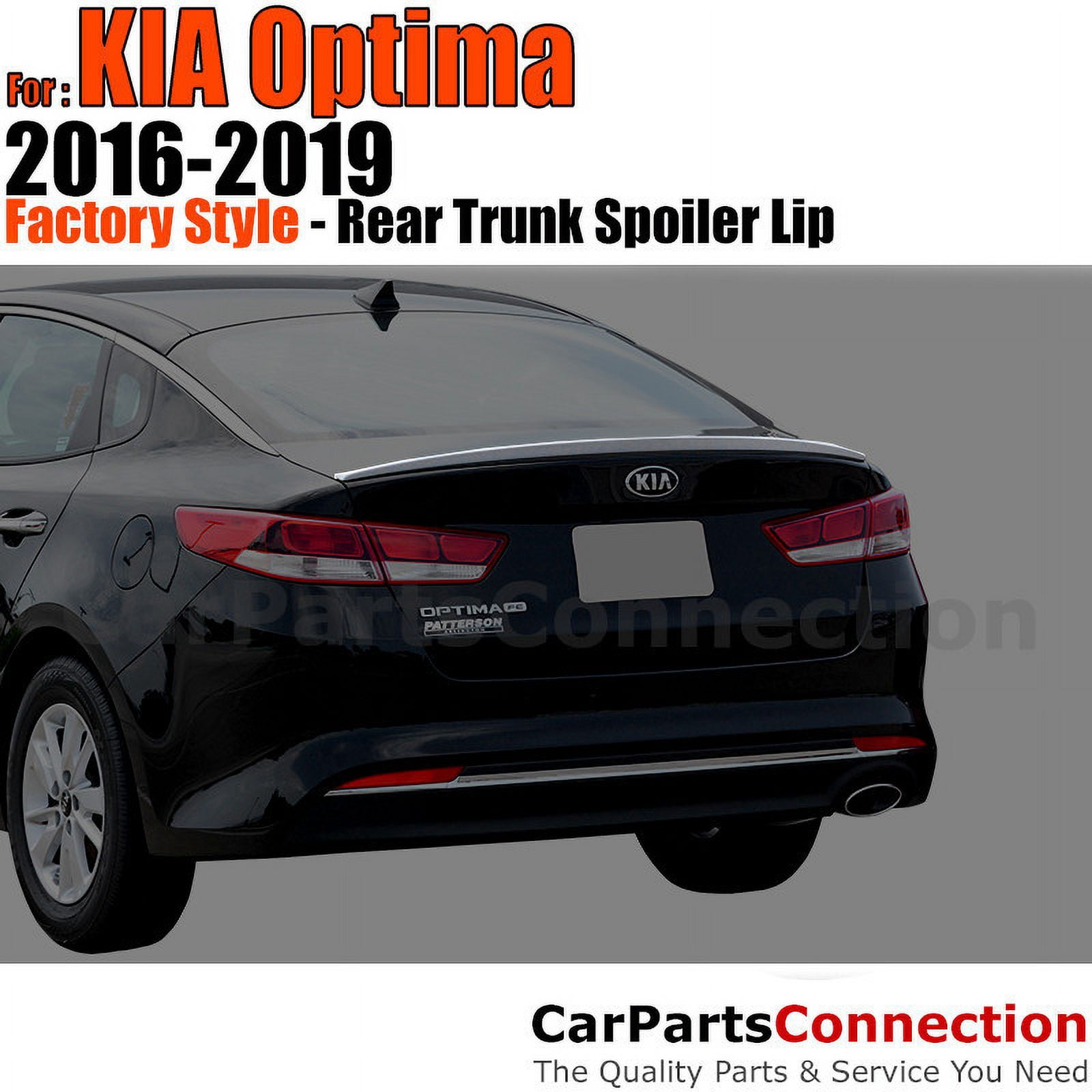 Trunk Spoiler Compatible With 2016 2017 2018 2019 2020 Kia Optima Sedan ...