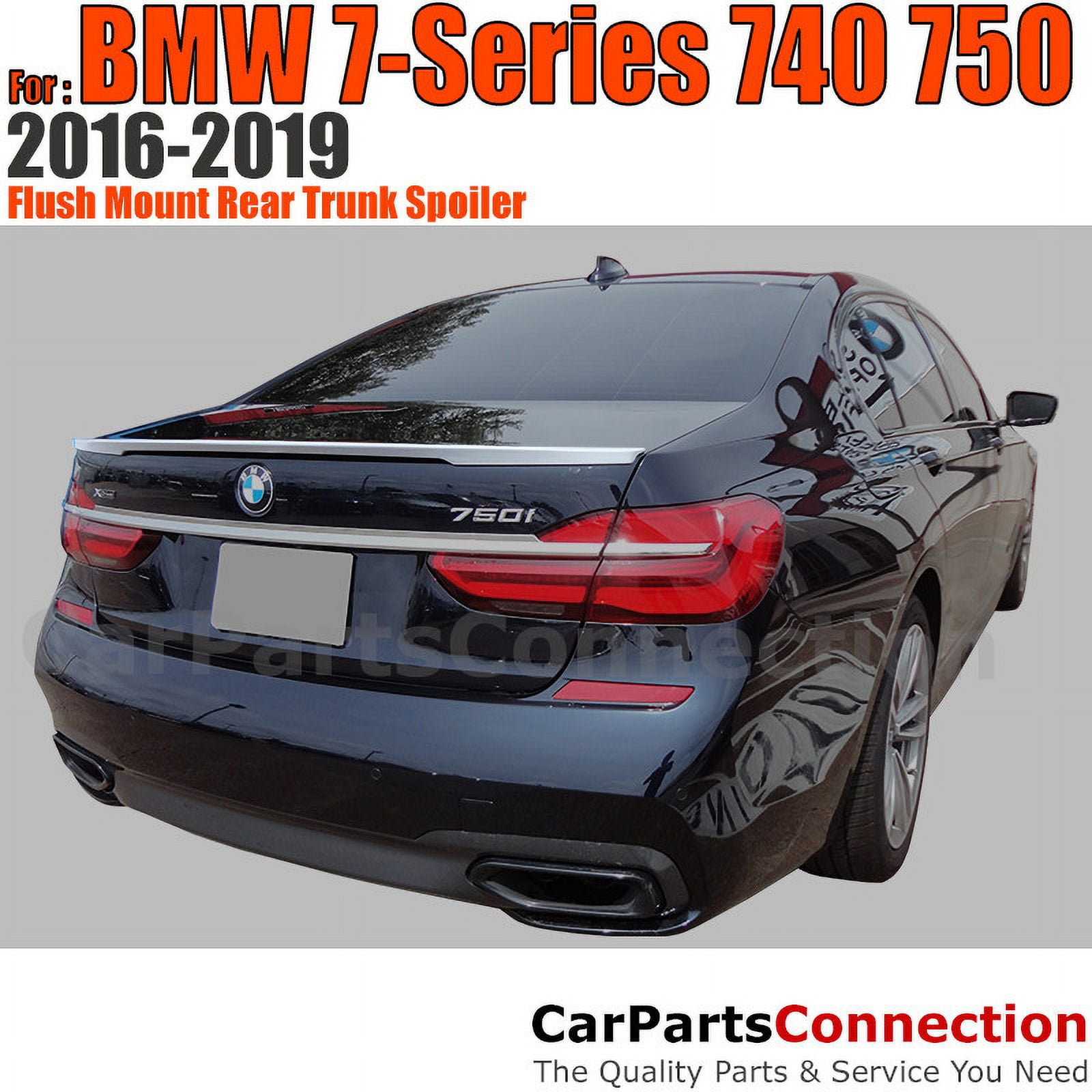 Trunk Spoiler Compatible With 2016 2017 2018 2019 BMW 7-Series Sedan ...