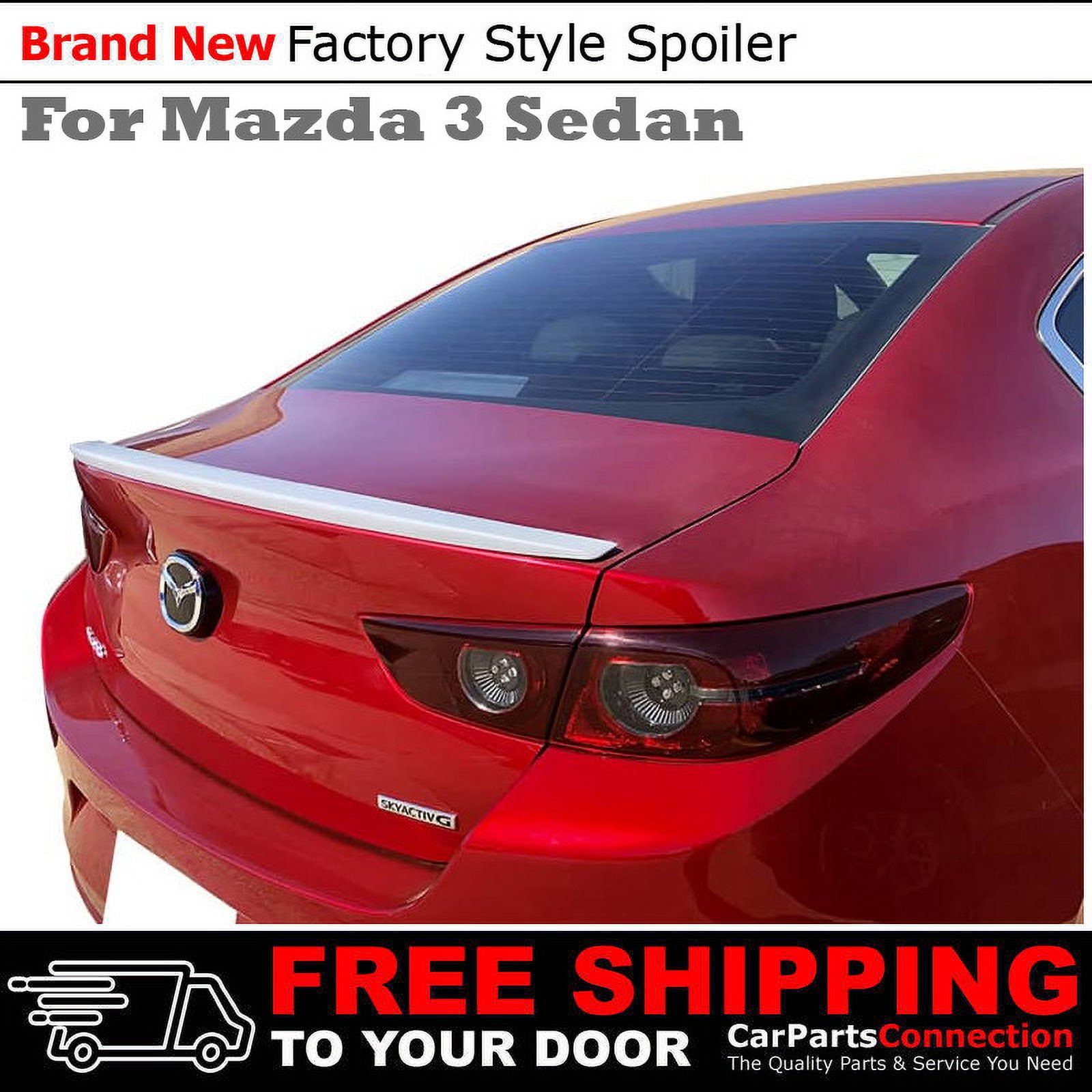 Trunk Spoiler Compatible With 2019 2020 2021 2022 2023 Mazda Mazda 3 ...
