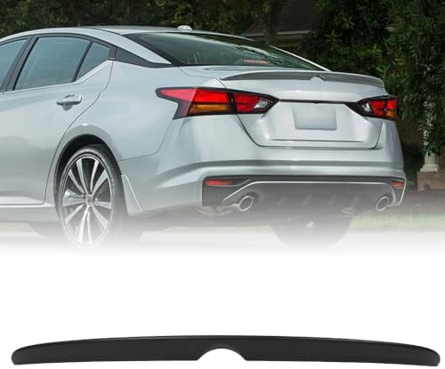 Trunk Spoiler Compatible with 2019-2025 Nissan Altima, ABS Matte Black ...