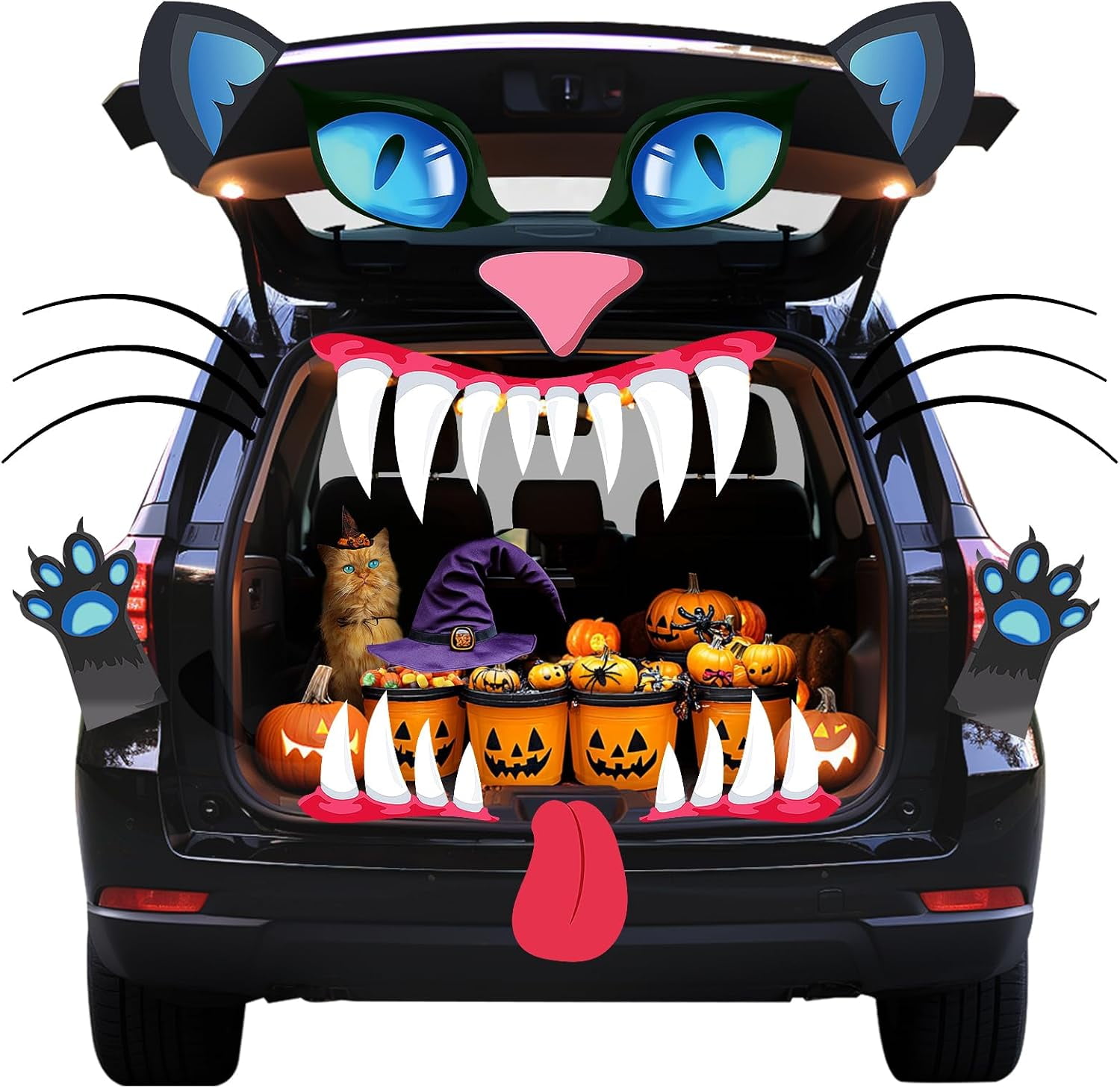 Trunk or Treat Decorations Kit - Halloween Car Decorations for SUV ...