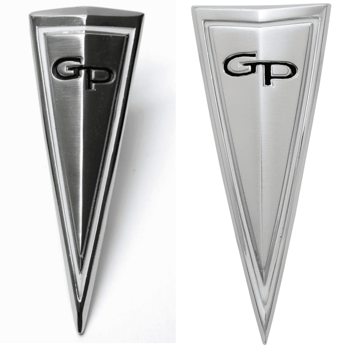 Trunk and Hood Arrowhead Emblem Set For 1963 Pontiac Grand Prix Made in ...