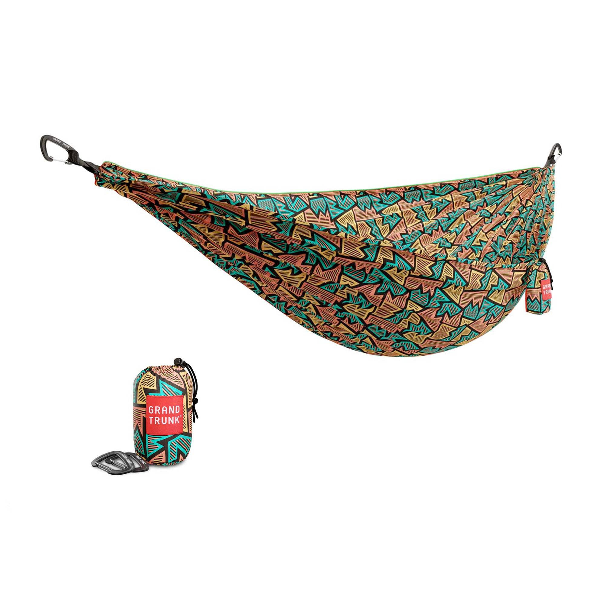 Grand Trunk TrunkTech Double Travel Hammock Vibin Print - Walmart.com