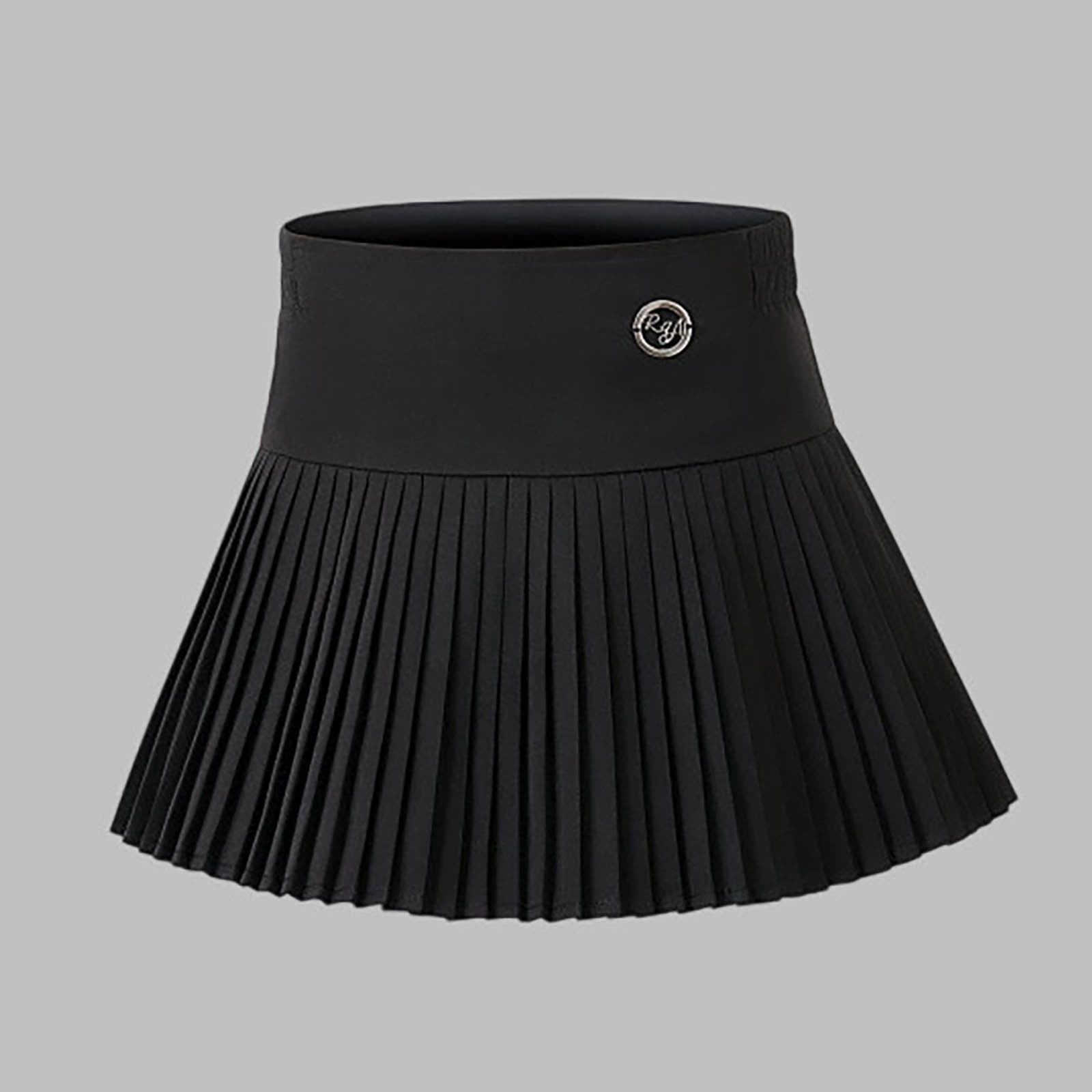 fnnxnal Little Girls 6T Gray Pleated Skirt - Elastic Waist, School ...