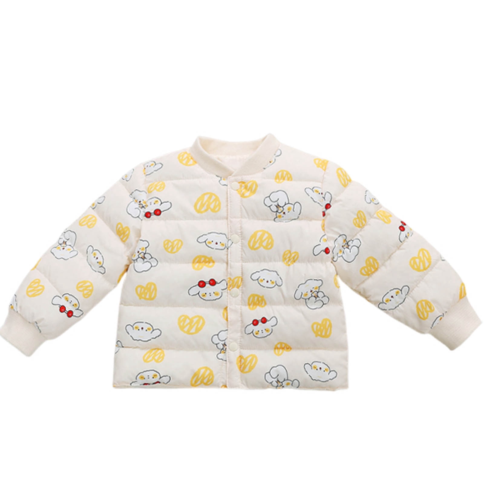 Trupants Little Girls Warm Padded Jacket (5-6T) - Beige Polyester ...