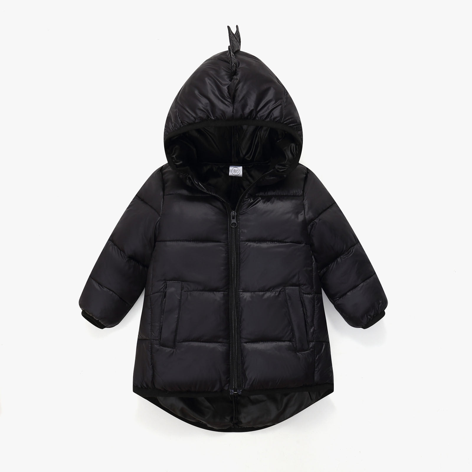 Trupants Toddler Puffer Jacket 3T Black - Warm Winter Coat, Quilted ...