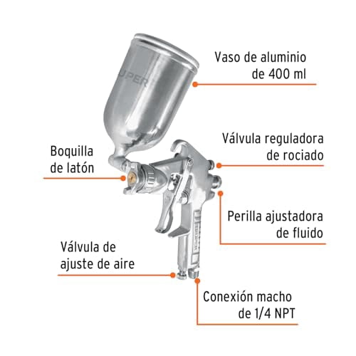 Truper 11095 / PIPI-420 - Multi-Position Cup, Spray Gun - Walmart.com