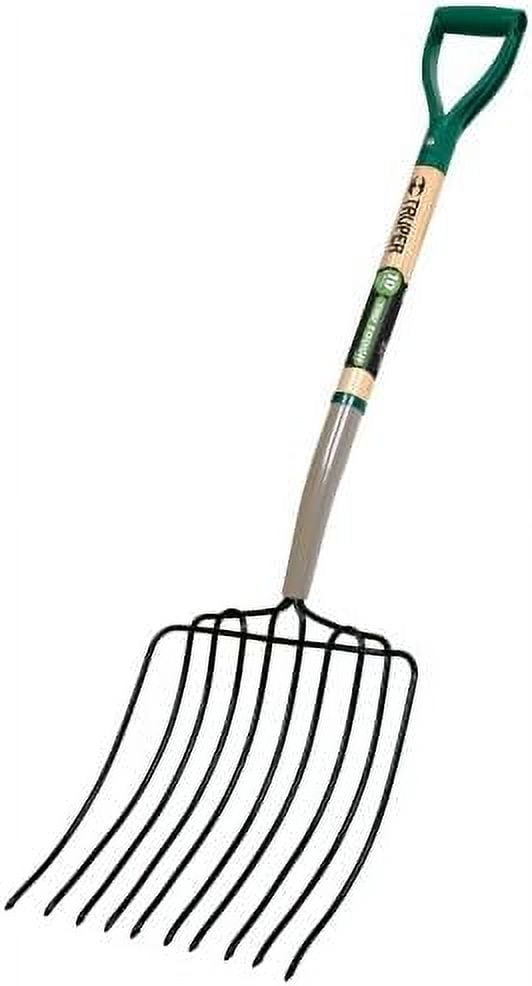 Truper 30-Inch 30330 Tru Tough Manure/Bedding Fork, 10-Tine, D-Handle ...