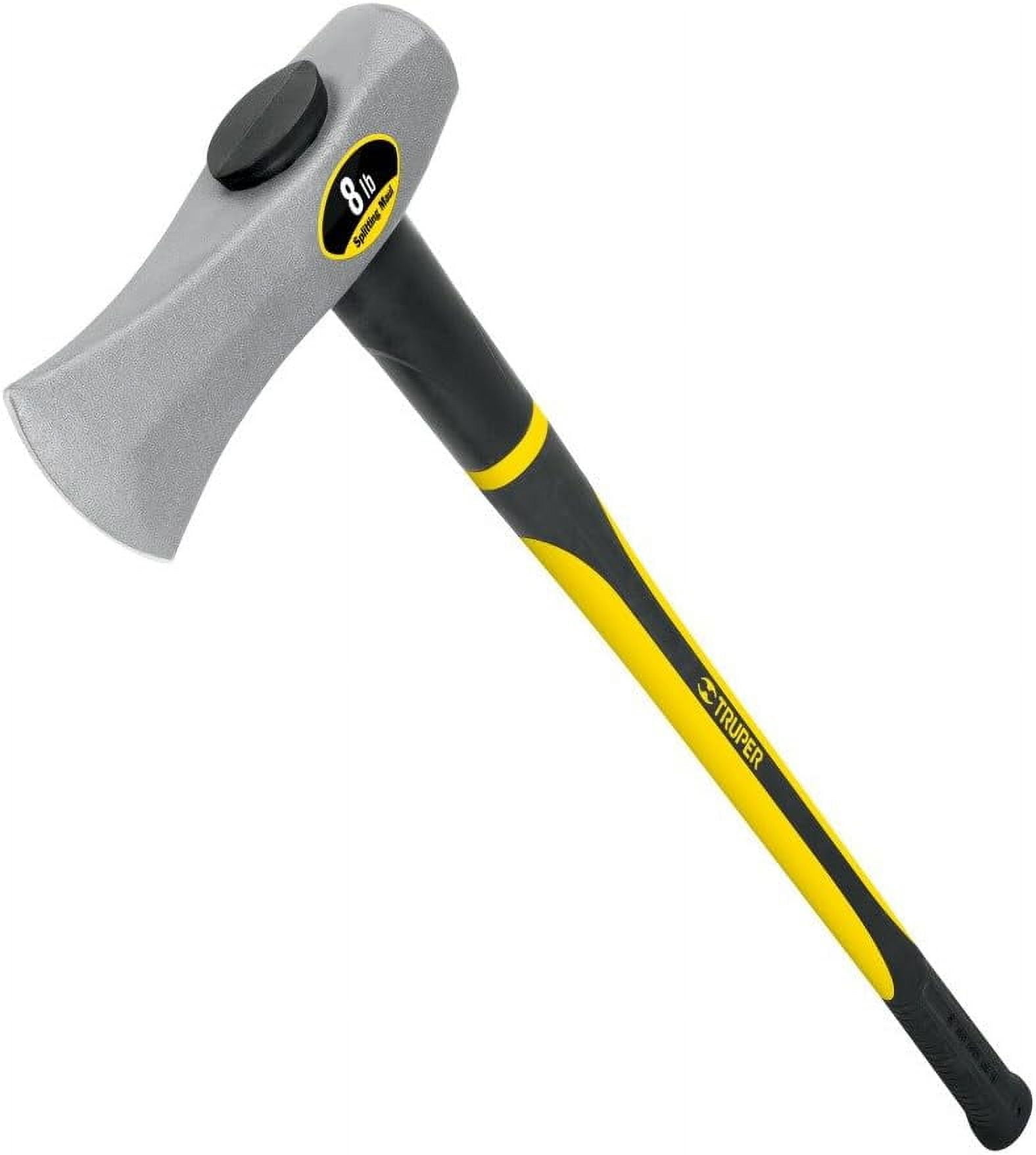 Truper 30958 8-Pound Splitting Maul, 36-Inch Fiberglass Handle ...