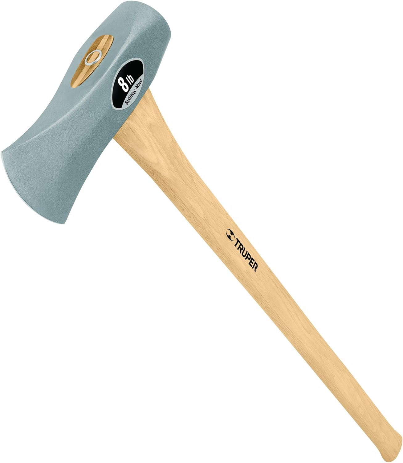 Truper 30968 8-Pound 34-Inch Splitting Maul, Axe Eye, 34-Inch Hickory ...