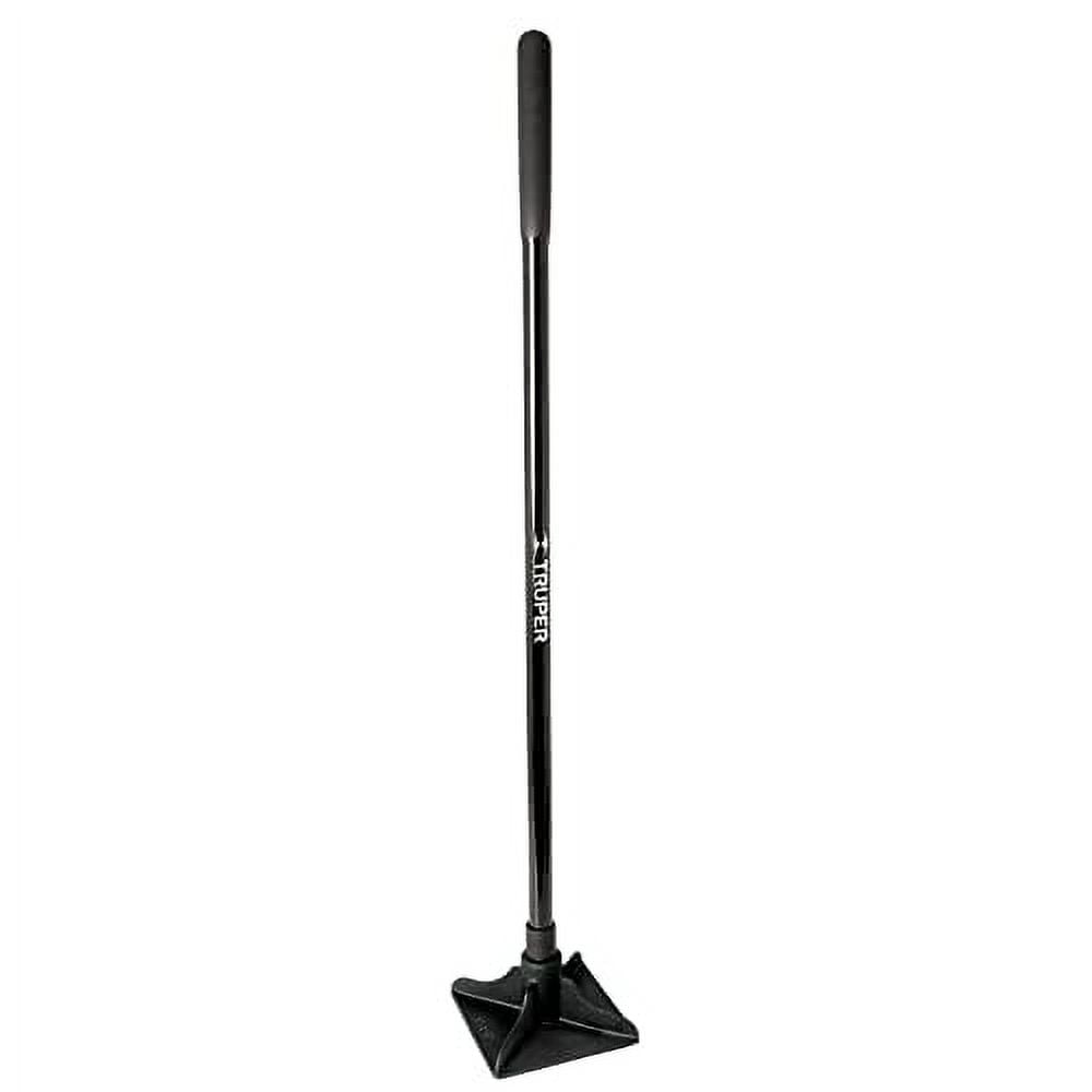 Truper 34387 8-Inch X 8-Inch Tamper, Long Steel Handle, 48-Inch ...