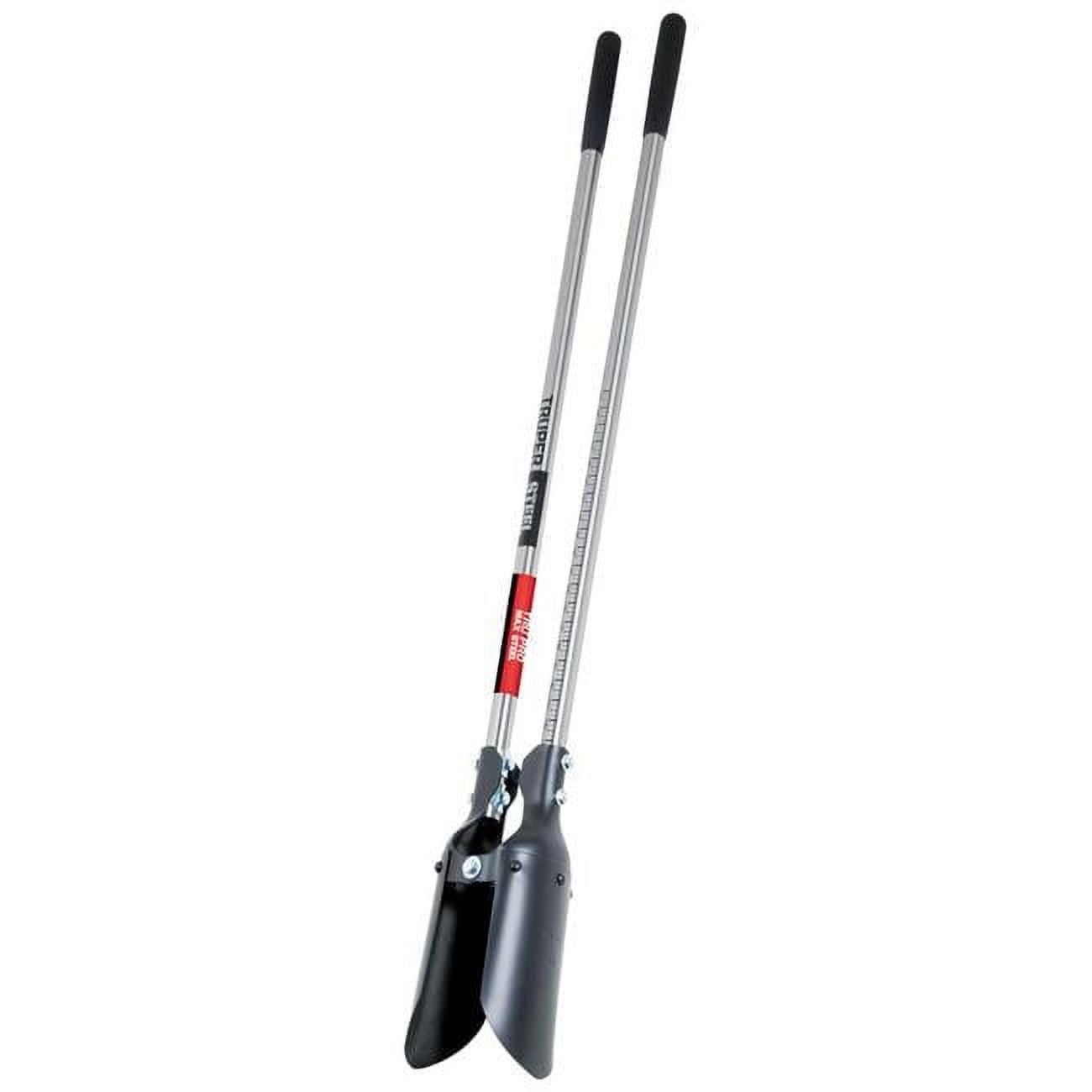 Truper Steel Post Hole Digger, 9x6x48 in., Assorted, Heavy-Duty Handle ...