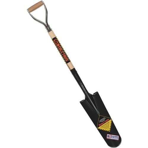 Truper Pro Closed Back Drain Spade STEEL D-HDL, Each - Walmart.com