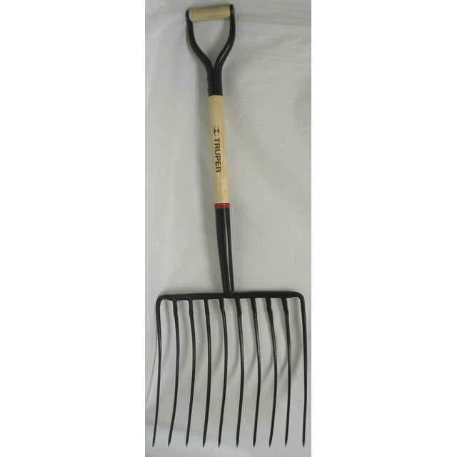 Truper Tools Trupro Ensilage Fork 10 Tine D Handle 44. 0 Inch - 33570 ...