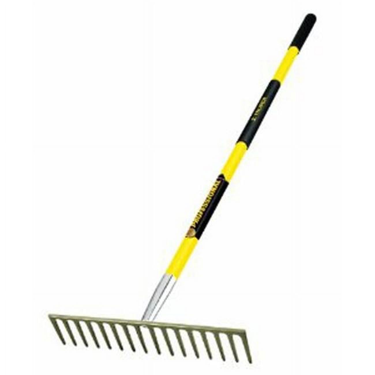 Truper 31391 Tru Pro Heavy Duty Road Rake with 16-Teeth, Fiberglass ...