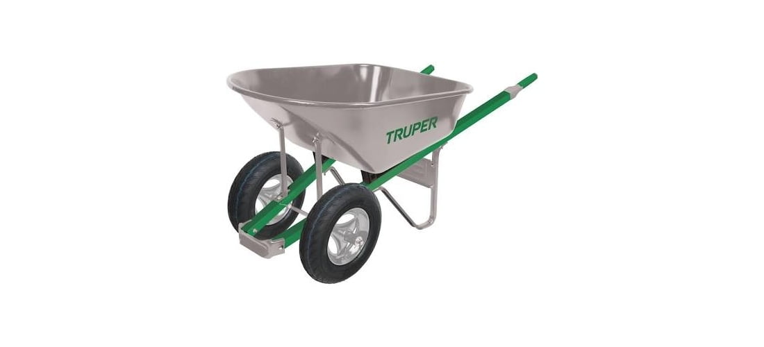 Truper Sa De Cv TS6-2W 6CUFT Steel Wheelbarrow - Walmart.com