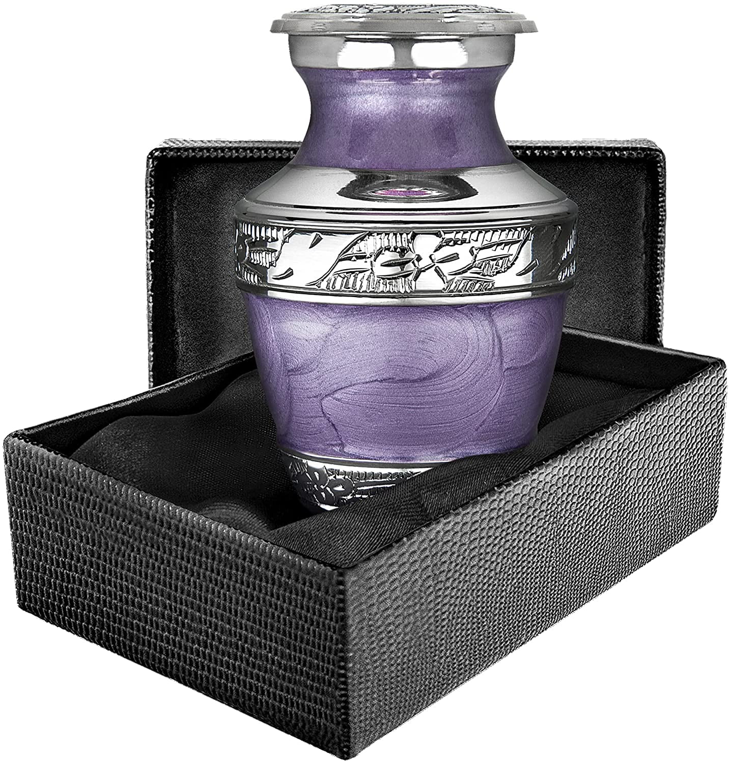 Trupoint Memorials Eternal Peace Lavender Small Keepsake Urn for Human ...