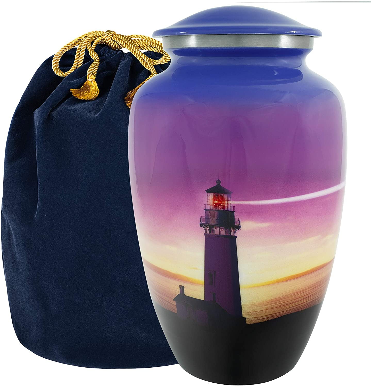 Trupoint Memorials Large Lighthouse Cremation Urn for Adult Human Ashes ...