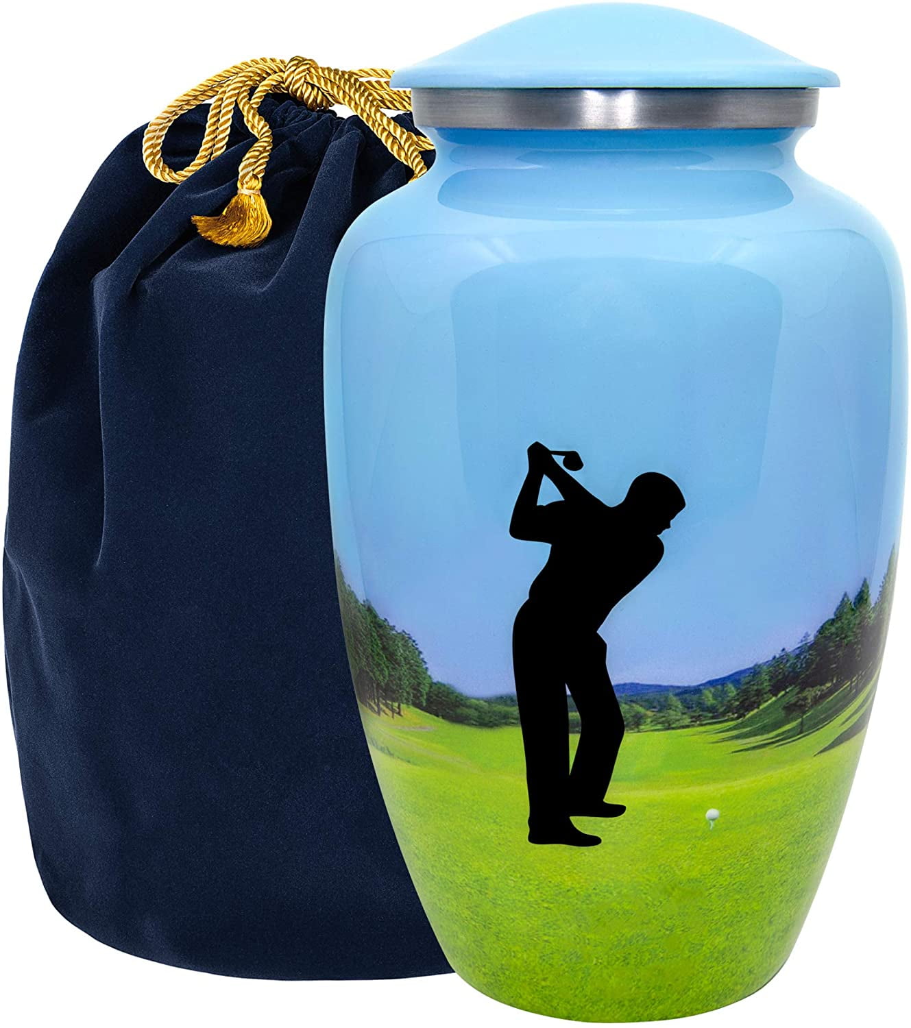 Trupoint Memorials 19th Hole Mens Golf Large Cremation Urn for Human ...