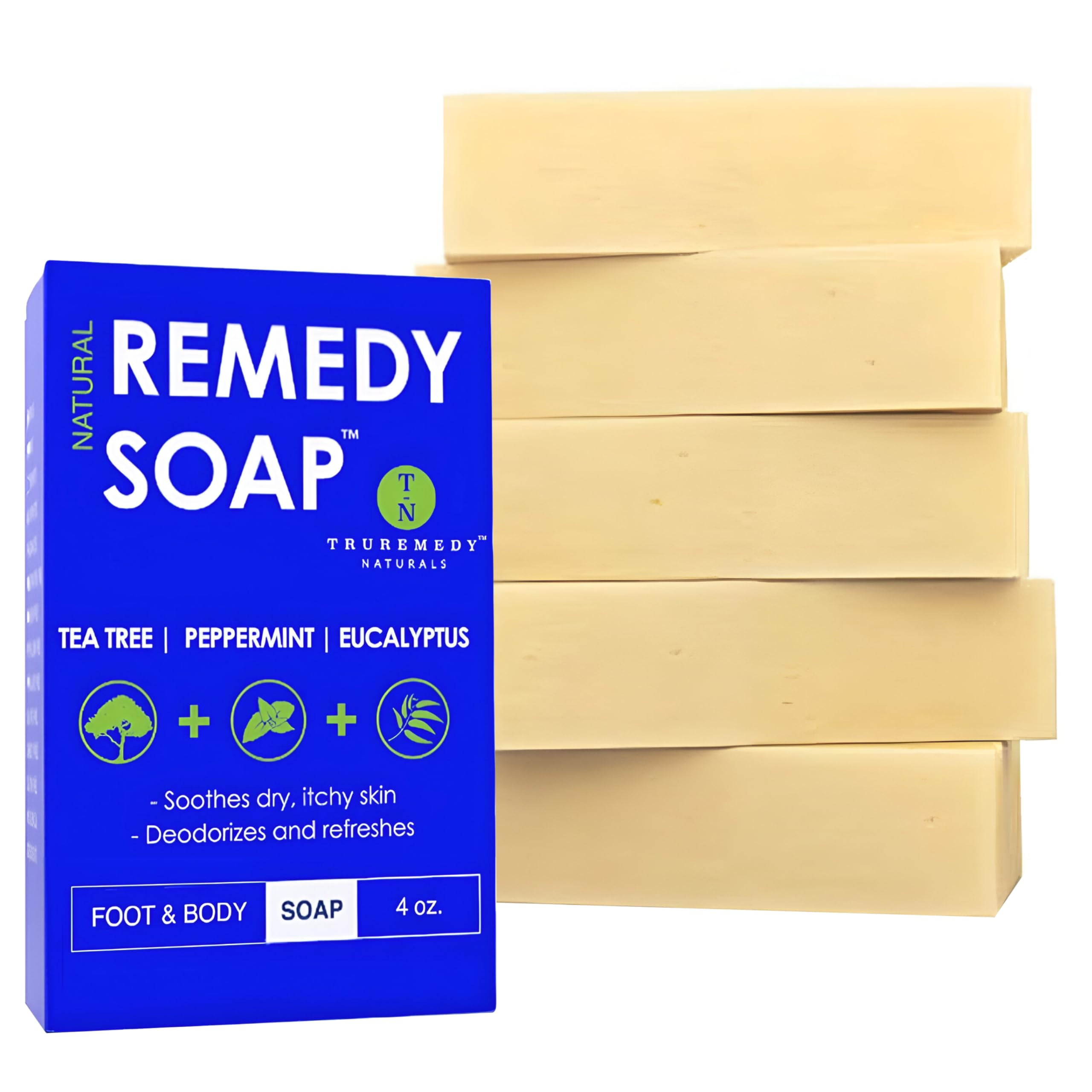 Truremedy Naturals Remedy Soap XEF1 for Men and Women - Tea Tree Oil ...