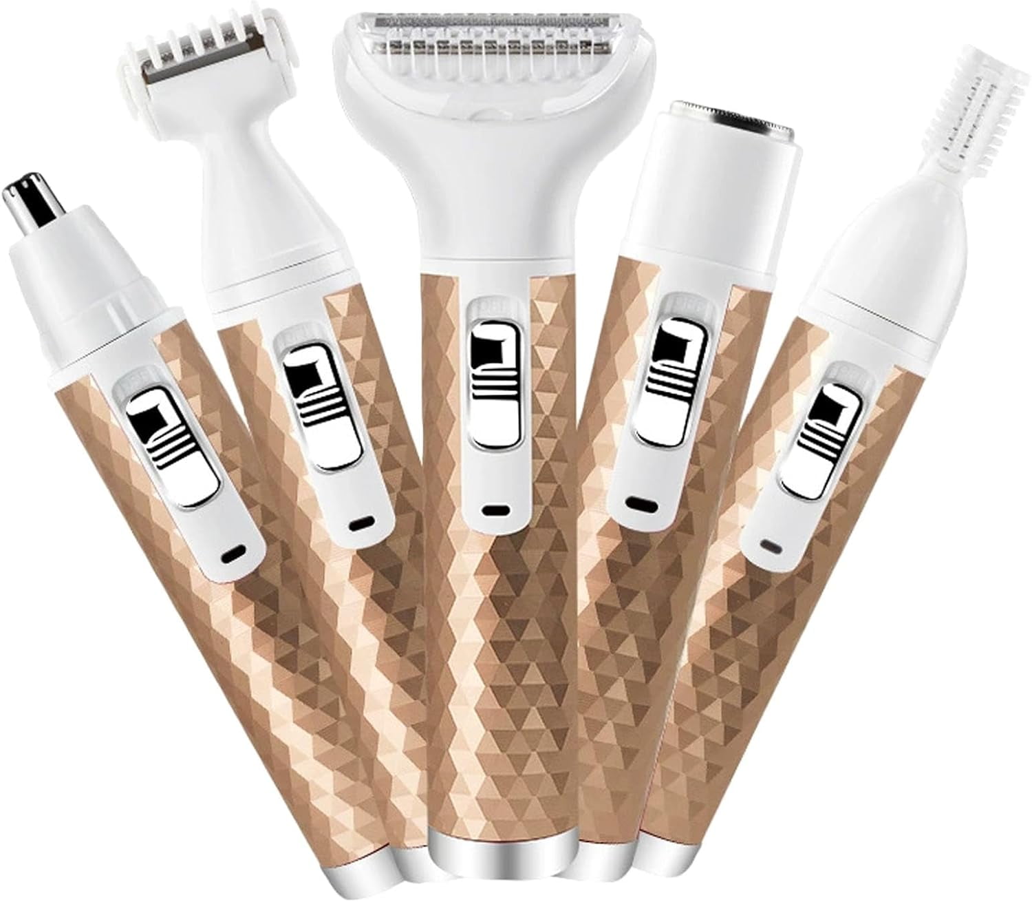 Truritual Beauty 5-in-1 Face & Body Trimmer, Wet/Dry Electric Shaver ...