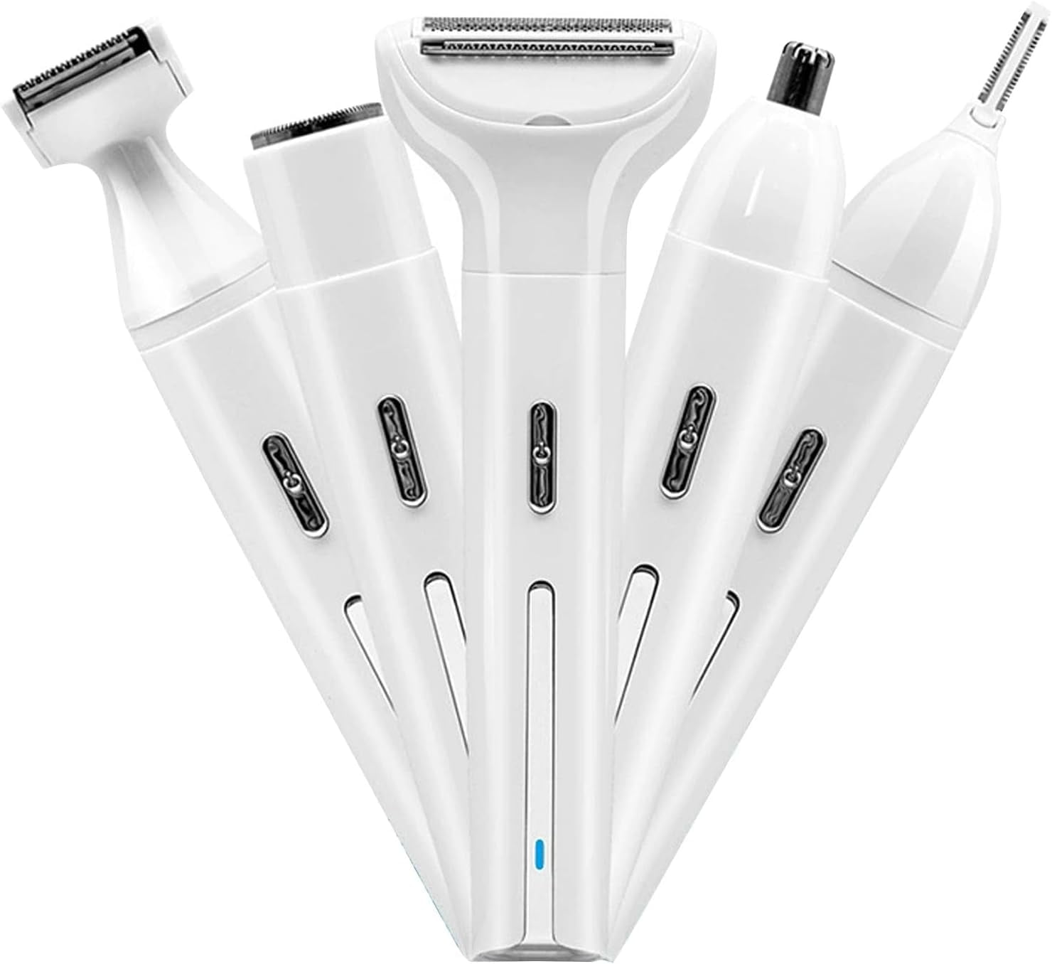 Truritual Beauty 5-in-1 Face & Body Trimmer, Wet/Dry Electric Shaver ...