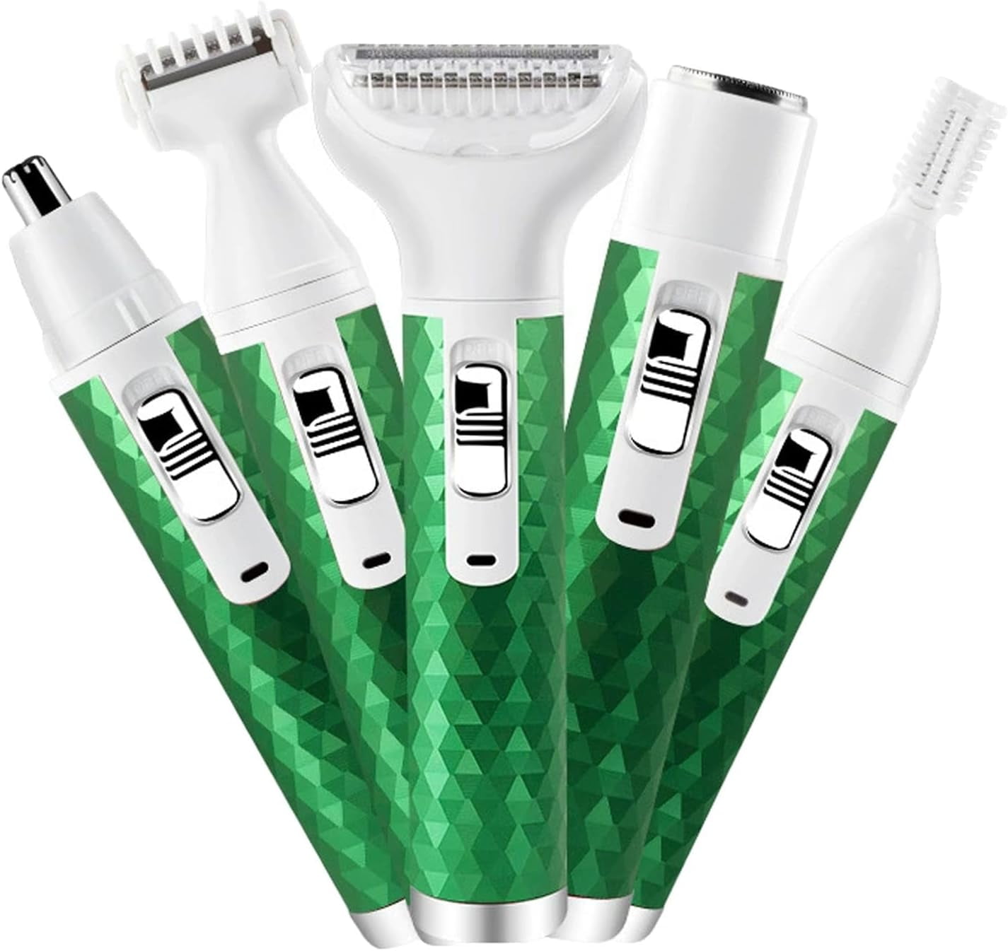 Truritual Beauty 5-in-1 Face & Body Trimmer, Wet/Dry Electric Shaver ...