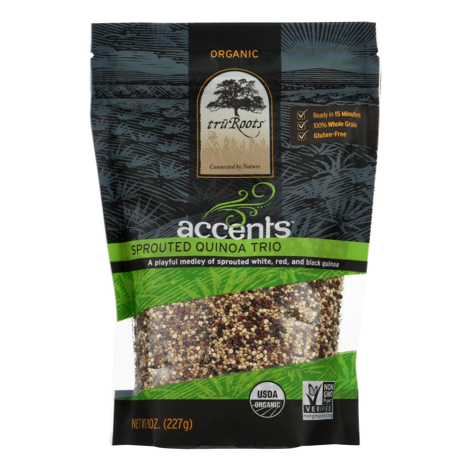 Truroots Organic Trio Quinoa - Accents Sprouted - Case Of 6 - 8 Oz ...