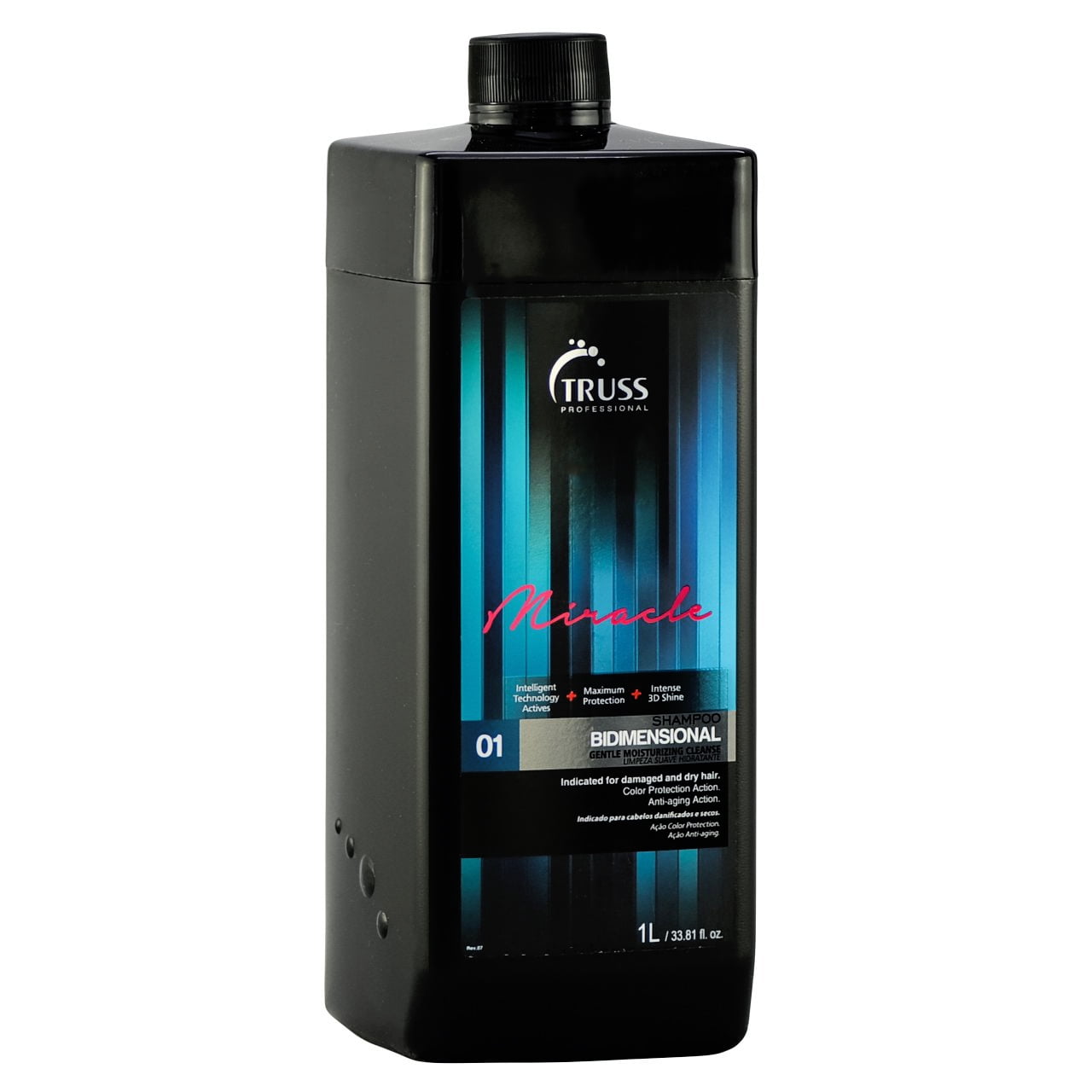 Truss Miracle Shampoo Bidimensional Gentle Moisturizing Cleanse 33.8 Oz ...