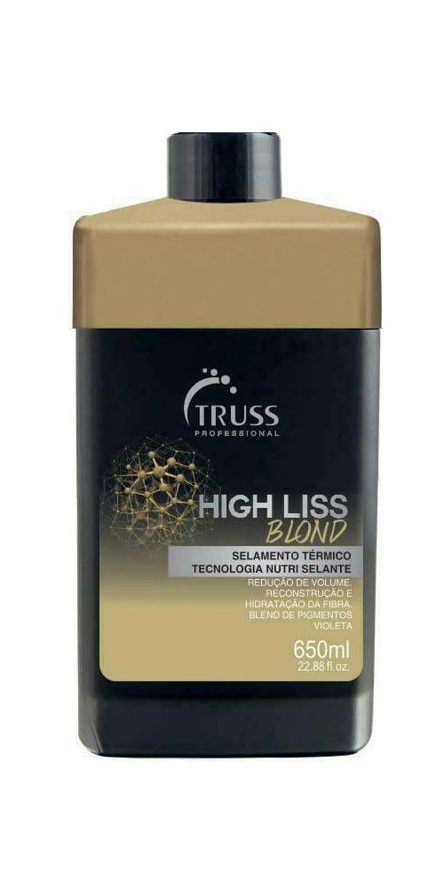 Truss Professional High Liss Blond Thermal Sealing - 650ml/21.98 Fl. Oz ...
